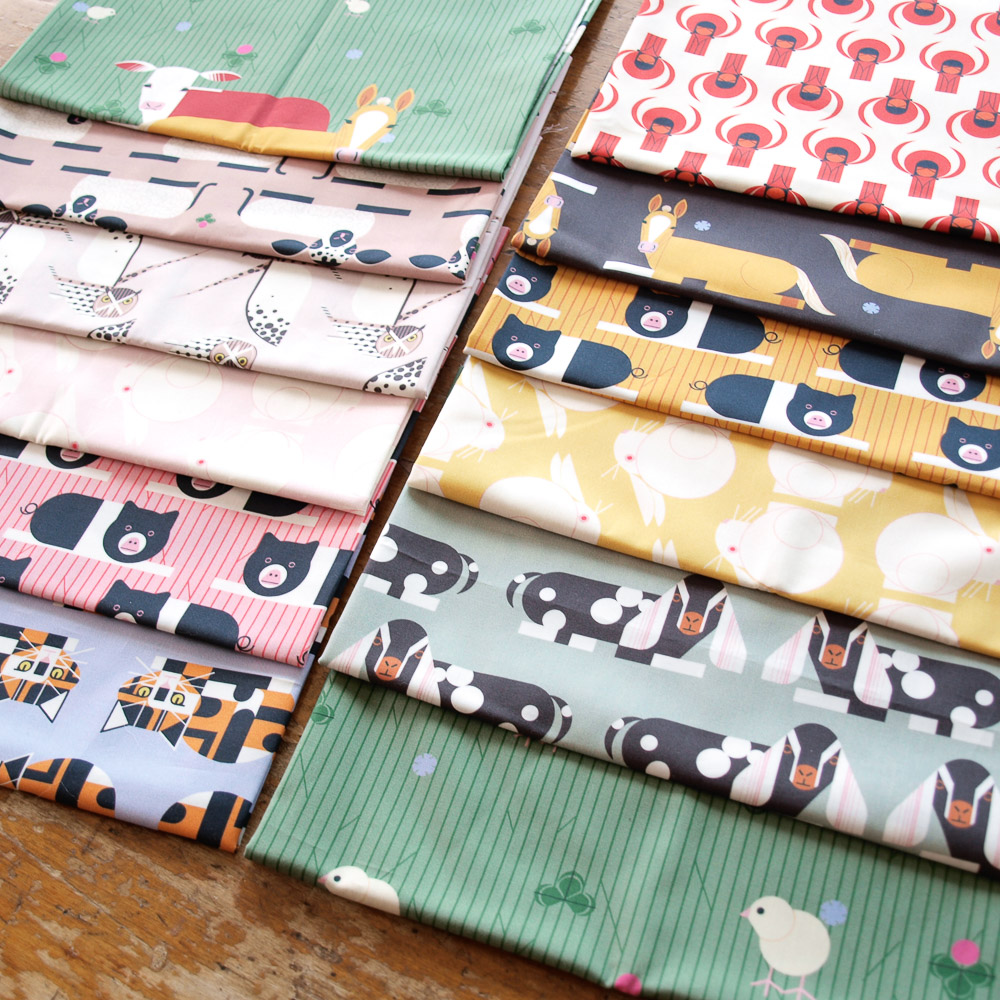 Piggies Straw, Best Friends by Charley Harper for Birch Organic ...