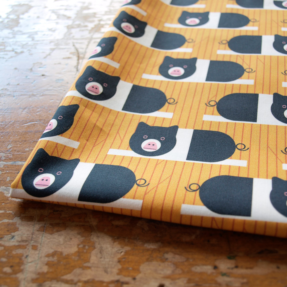 Piggies Straw, Best Friends by Charley Harper for Birch Organic ...