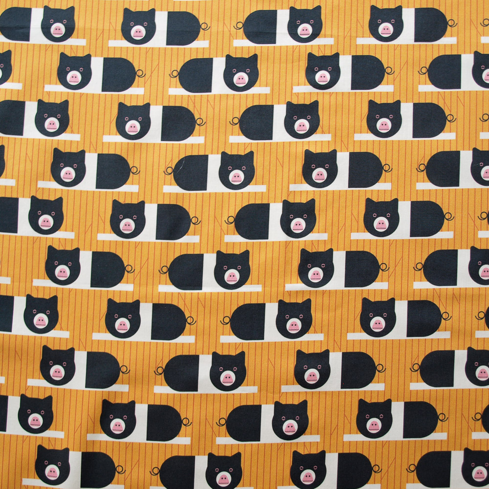 Piggies Straw, Best Friends by Charley Harper for Birch Organic ...